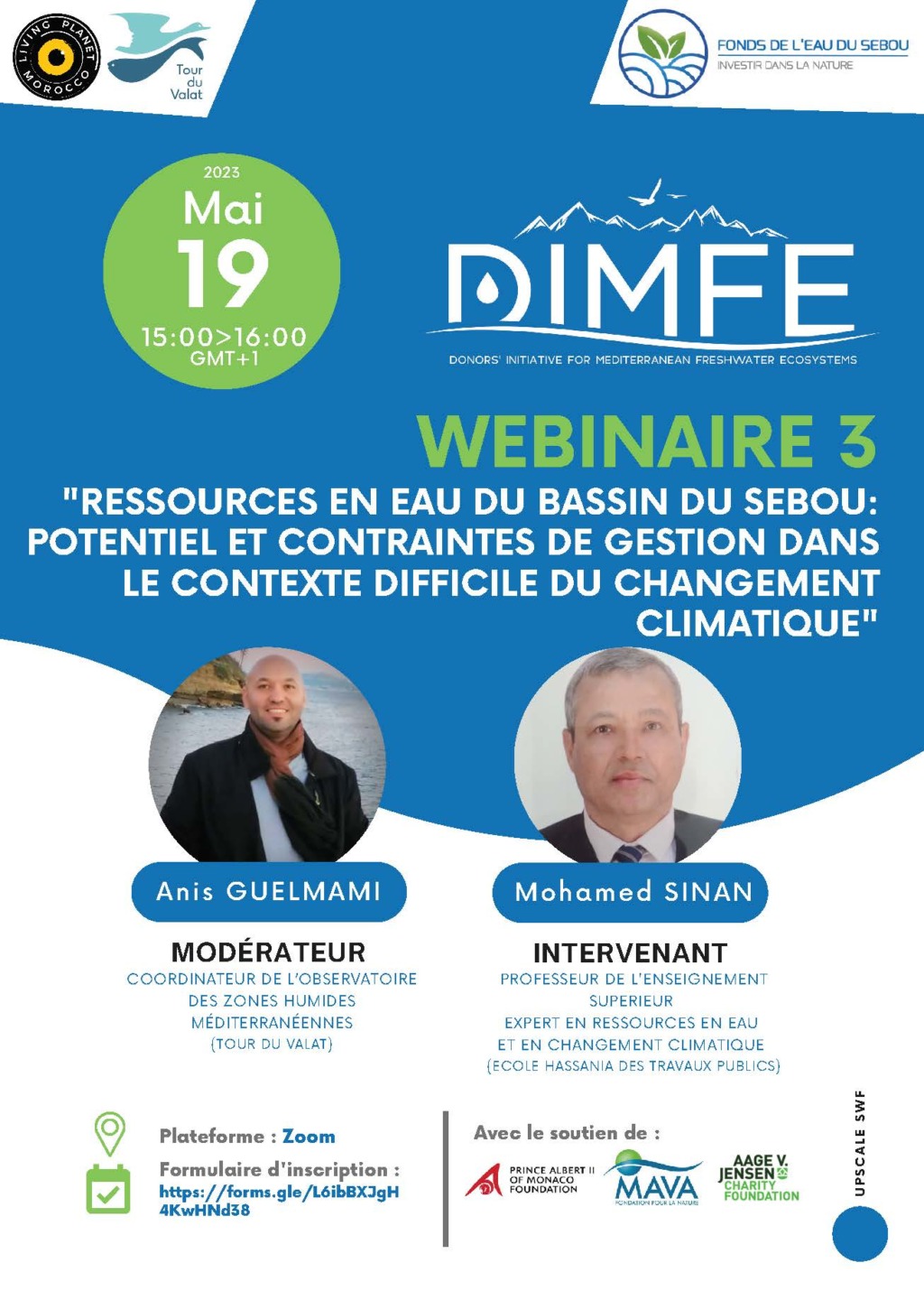 Webinaire – « Ressources en eau du bassin du sebou : potentiel et ...
